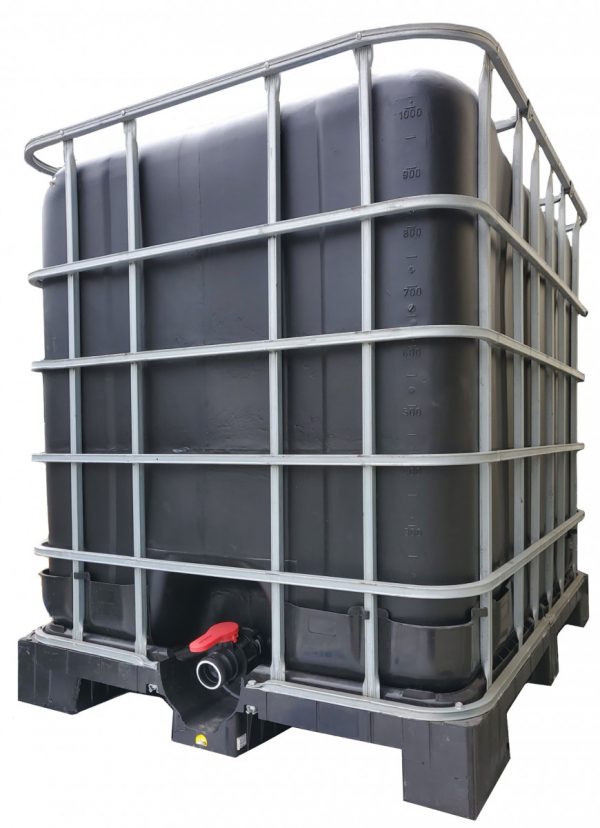 IBC PLASTIC TANK BLACK 1000 Litre ( Food Grade ) – Barry's Barrels
