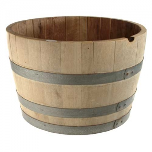 PLAIN HALF OAK BARREL – Barry's Barrels